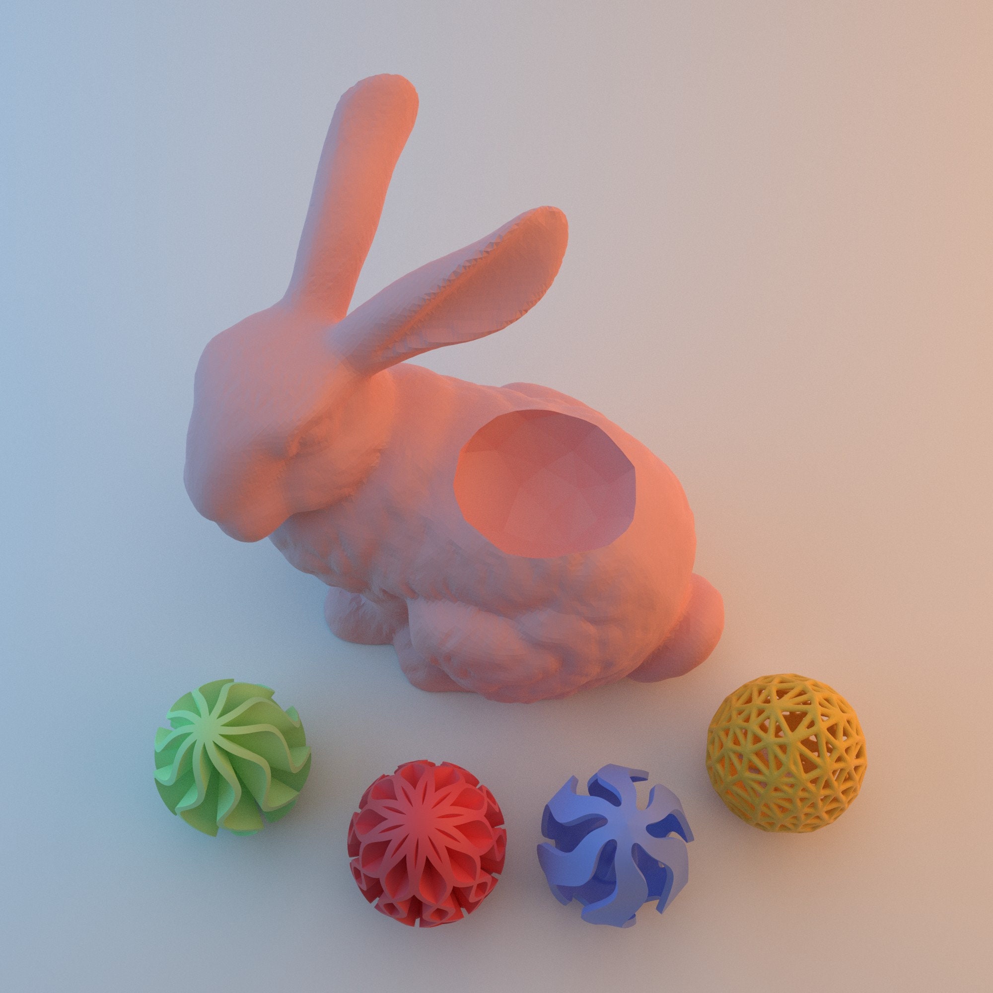 Easter Egg and Bunny 3D Print Stl Files Decorative STL Files for 3D ...