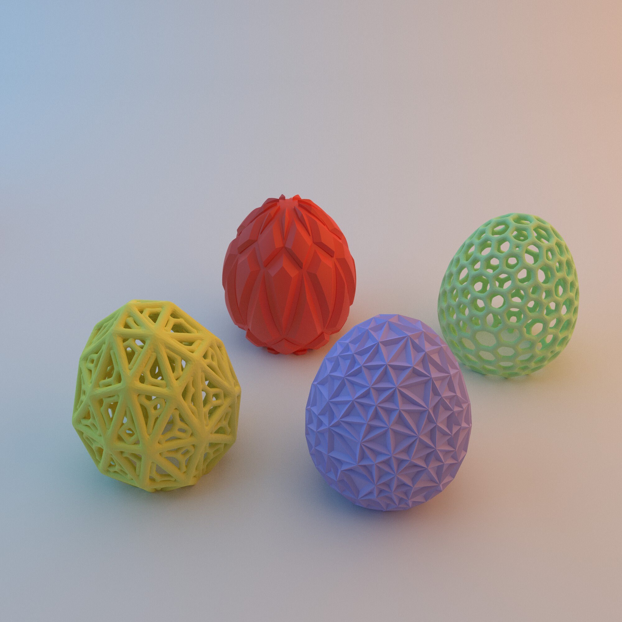 Easter Egg and Bunny 3D Print Stl Files Decorative STL Files for 3D ...