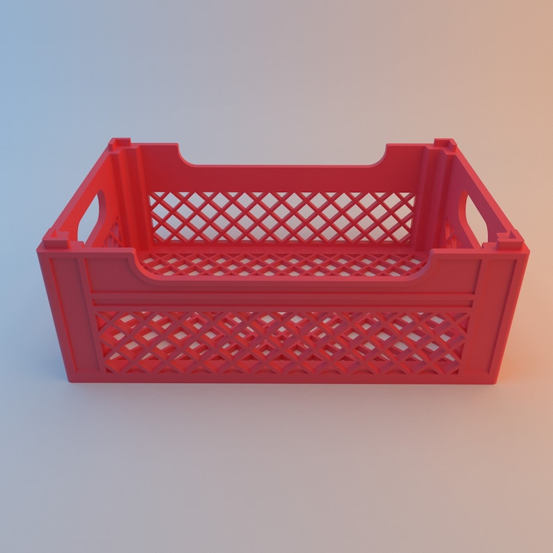 Stackable Crate Mini Container STL File 3D Print for Office - Etsy