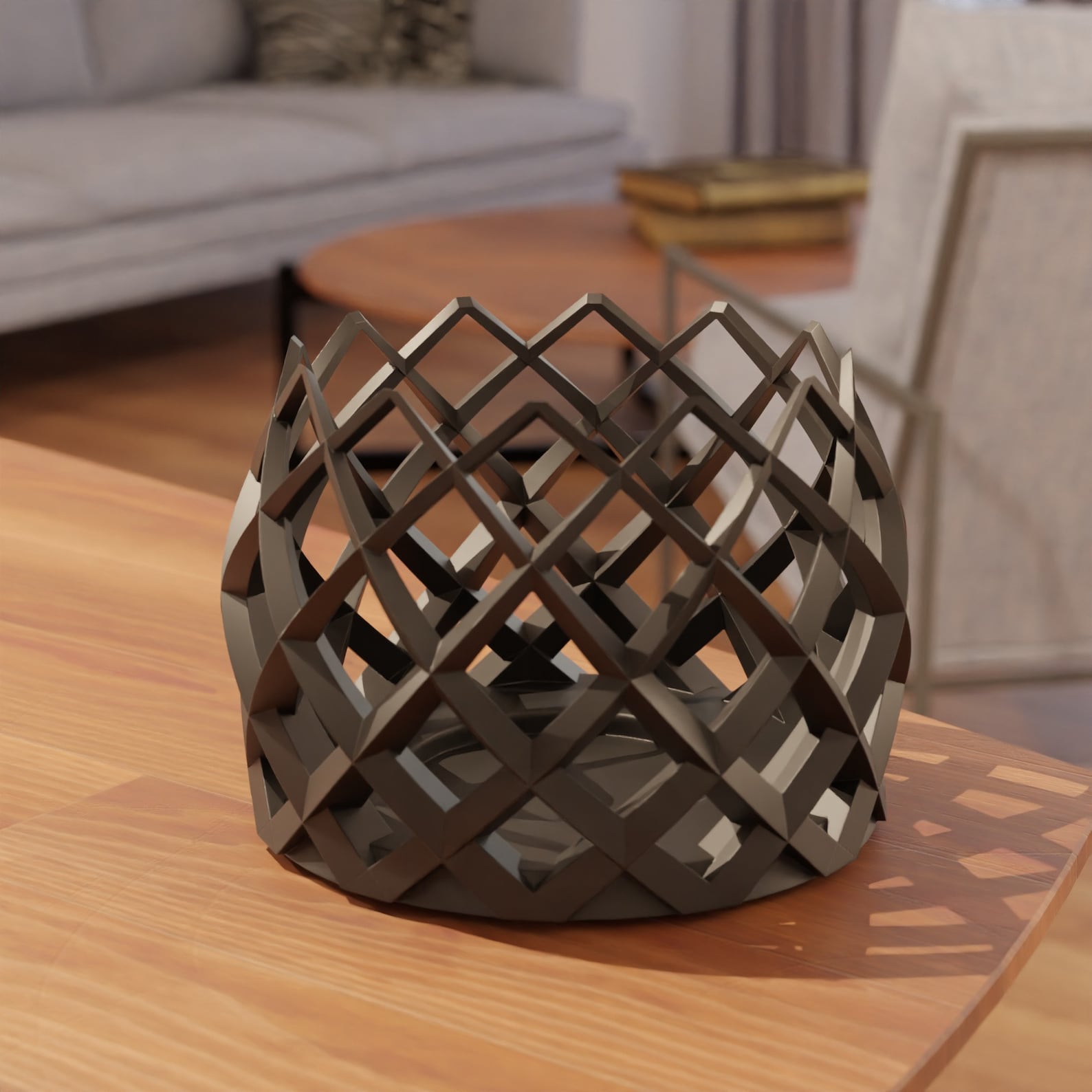 Candle Holder 3D Print STL File for 3D Printers | TABLE DECORATION 3d ...