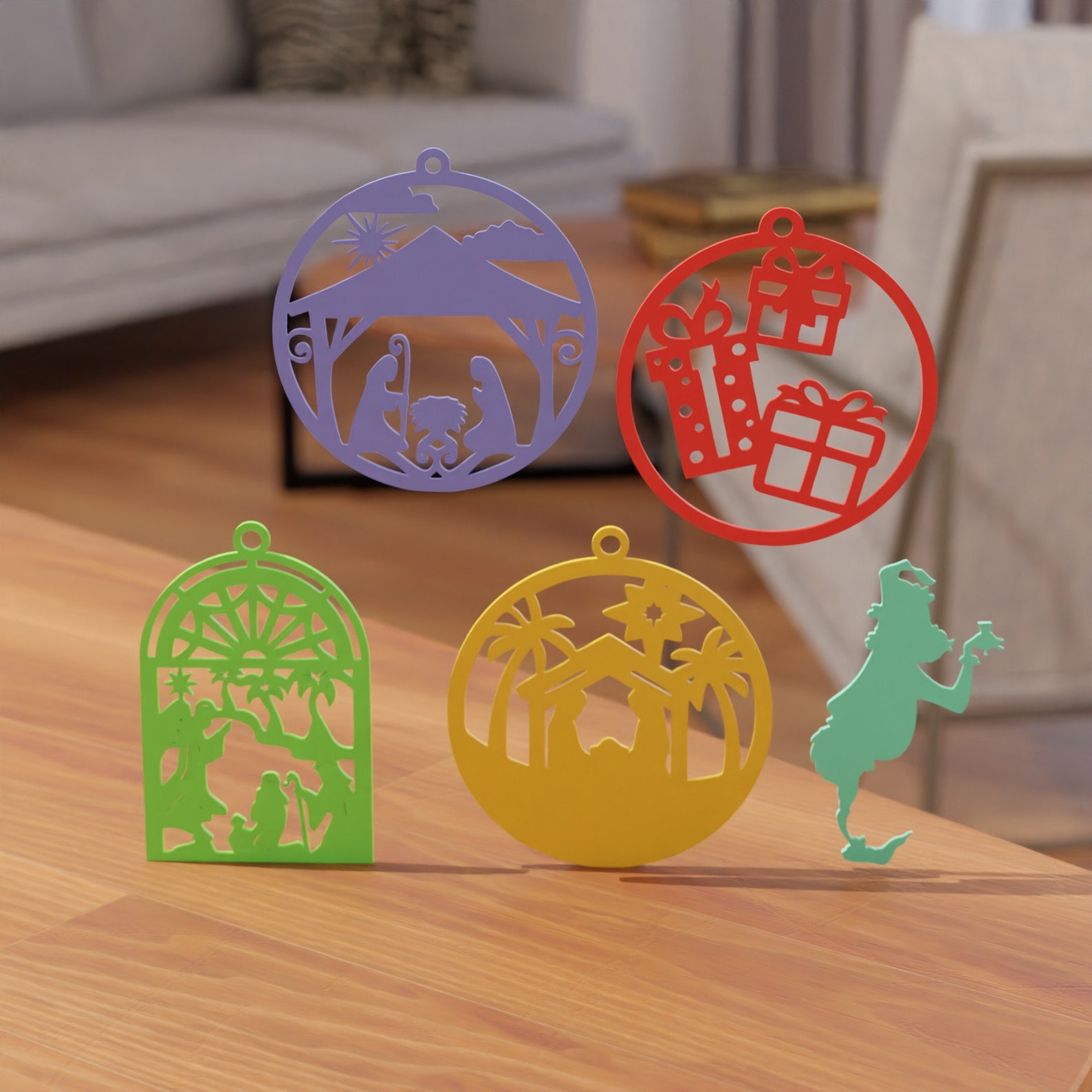 3D Christmas for Tree Christmas Ornament | Christmas STL| 3D Printed ...