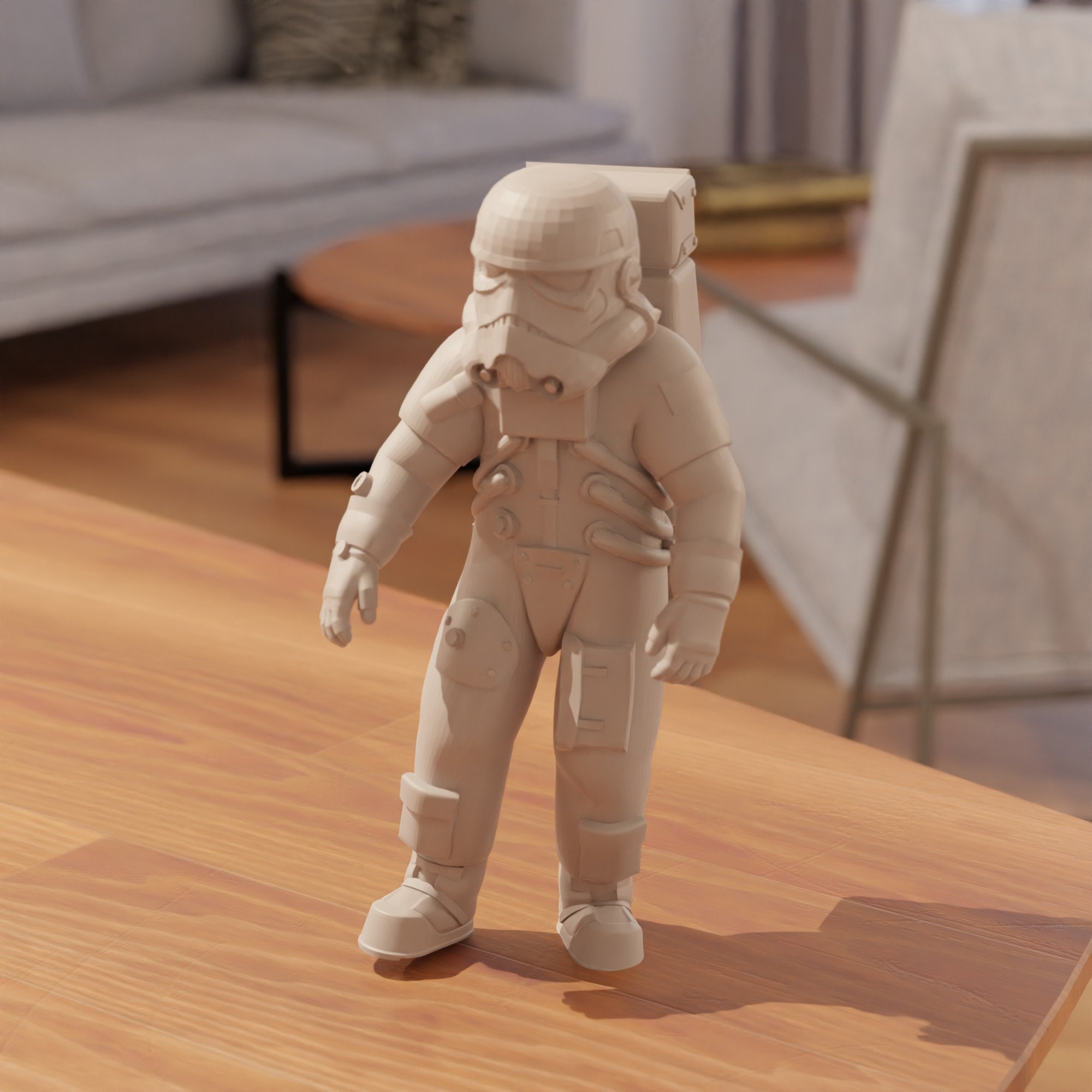 Stormtrooper Astronaut - Star Wars - 3D Model Stl - Stormtrooper Stl ...