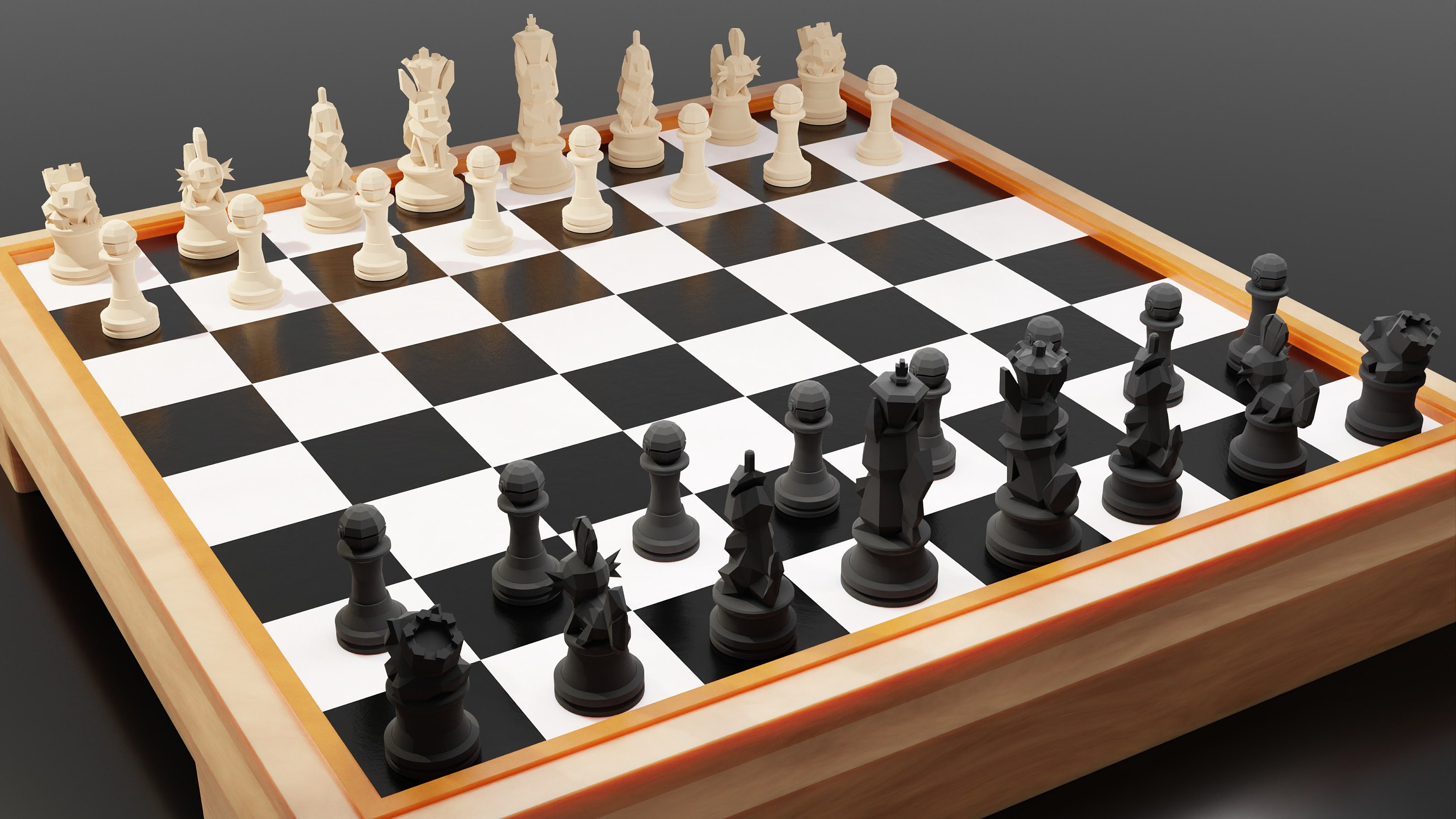 Pokemon Chess Set - 3D Print File Stl, Chess Set - Premium Chess Set ...