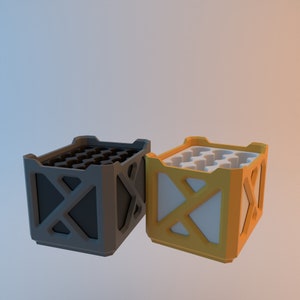 Battery Holderer Organizer for AAA and AA Batteries Mini Container STL ...