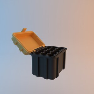 Battery Holderer Organizer for AAA Batteries Mini Container STL File ...