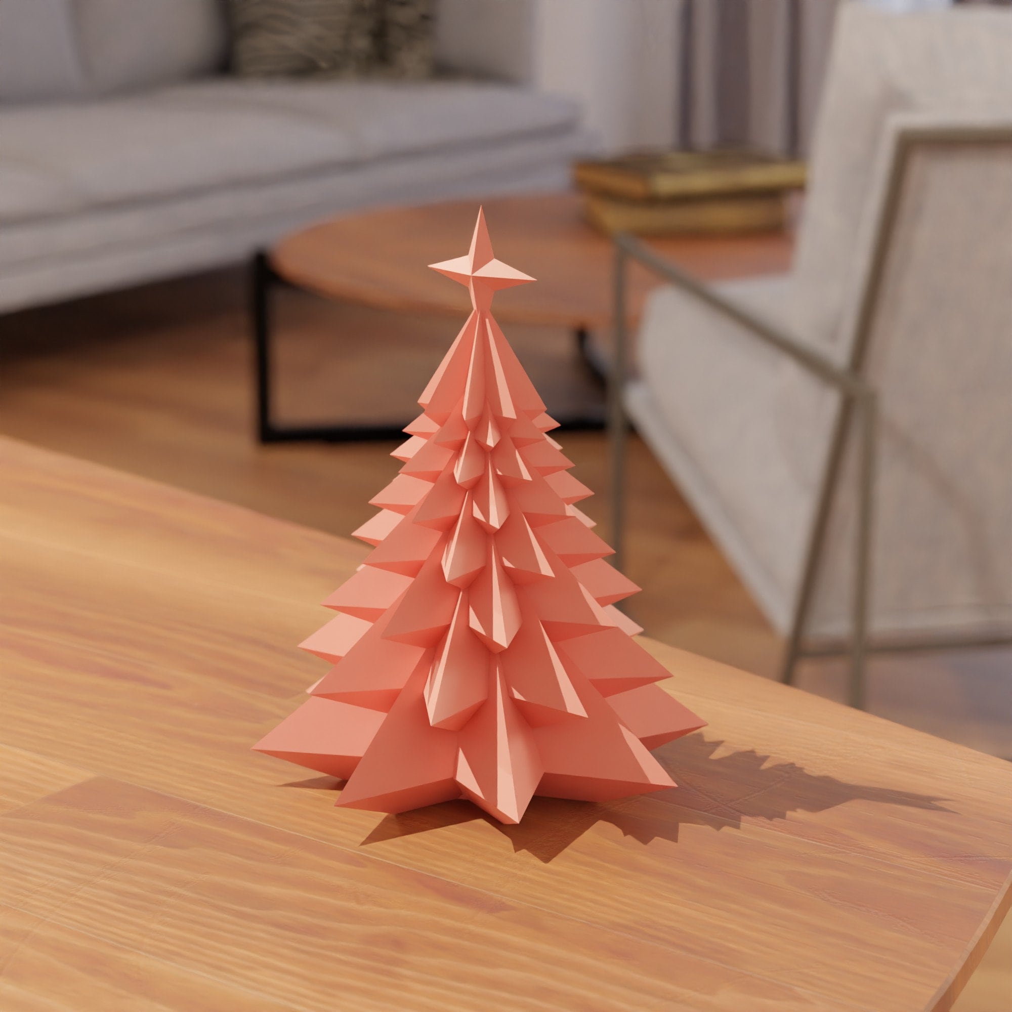 3D Christmas Tree Ready to Print Christmas STL 3D Printed Decor 3D ...