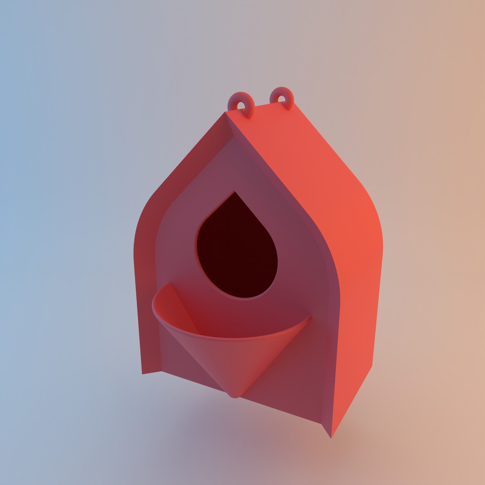 Birdhouse STL Files, Birdhouse 3D Print Files, Bungalow 3D Print Files ...