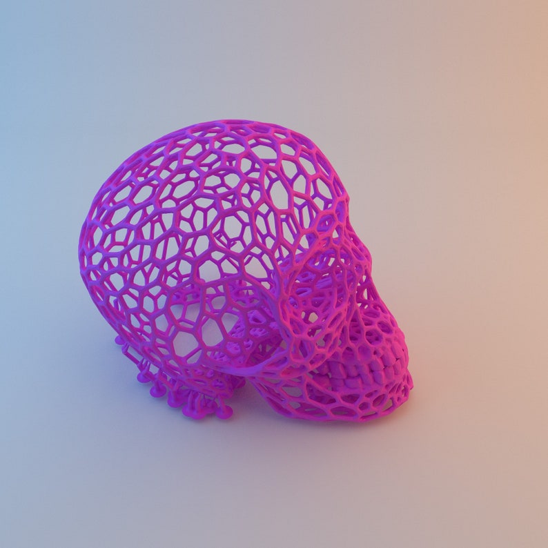 Skull Decorative STL Files for 3D Printing 3D Home Decor - Etsy