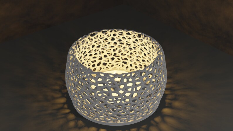 Candle Holder Tealight 3D Print STL File for 3D Printers - Etsy