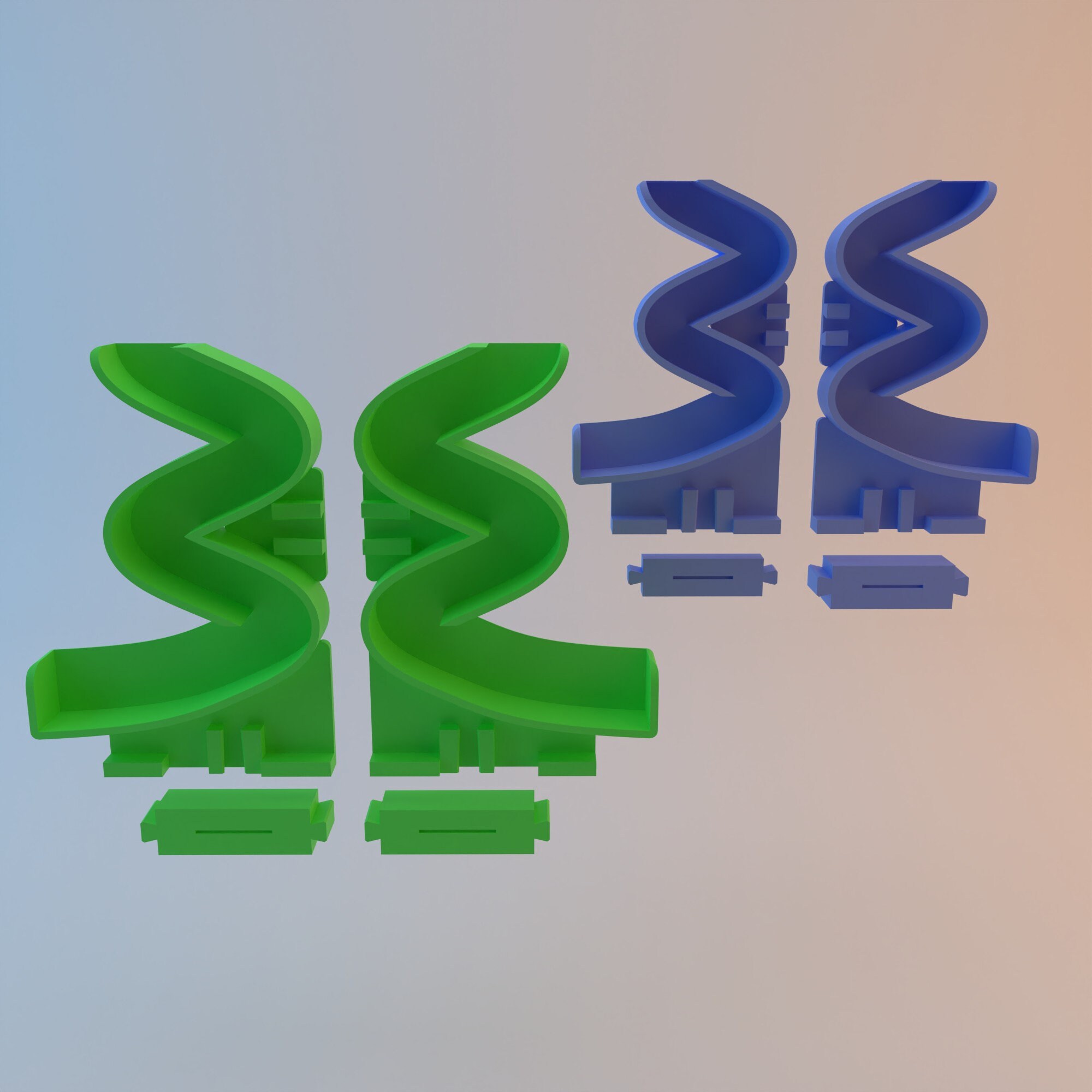 Battery Holderer Organizer for AAA and AA Batteries Mini Container STL ...