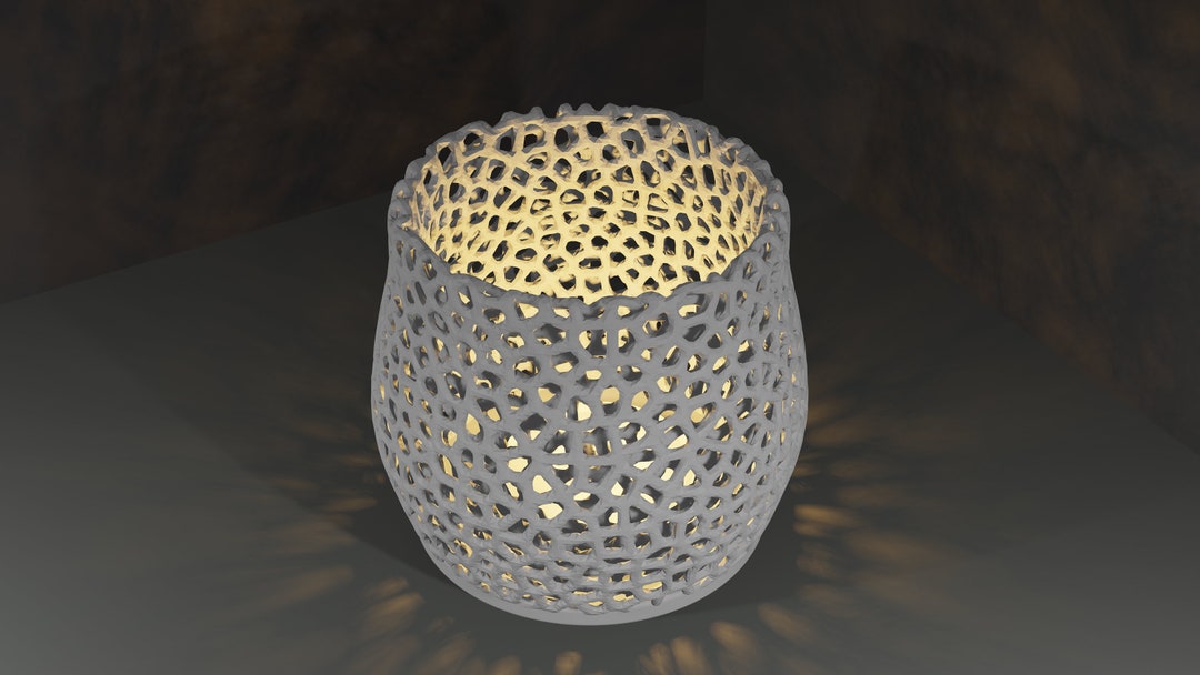 Candle Holder 3D Print STL File for 3D Printers TABLE - Etsy