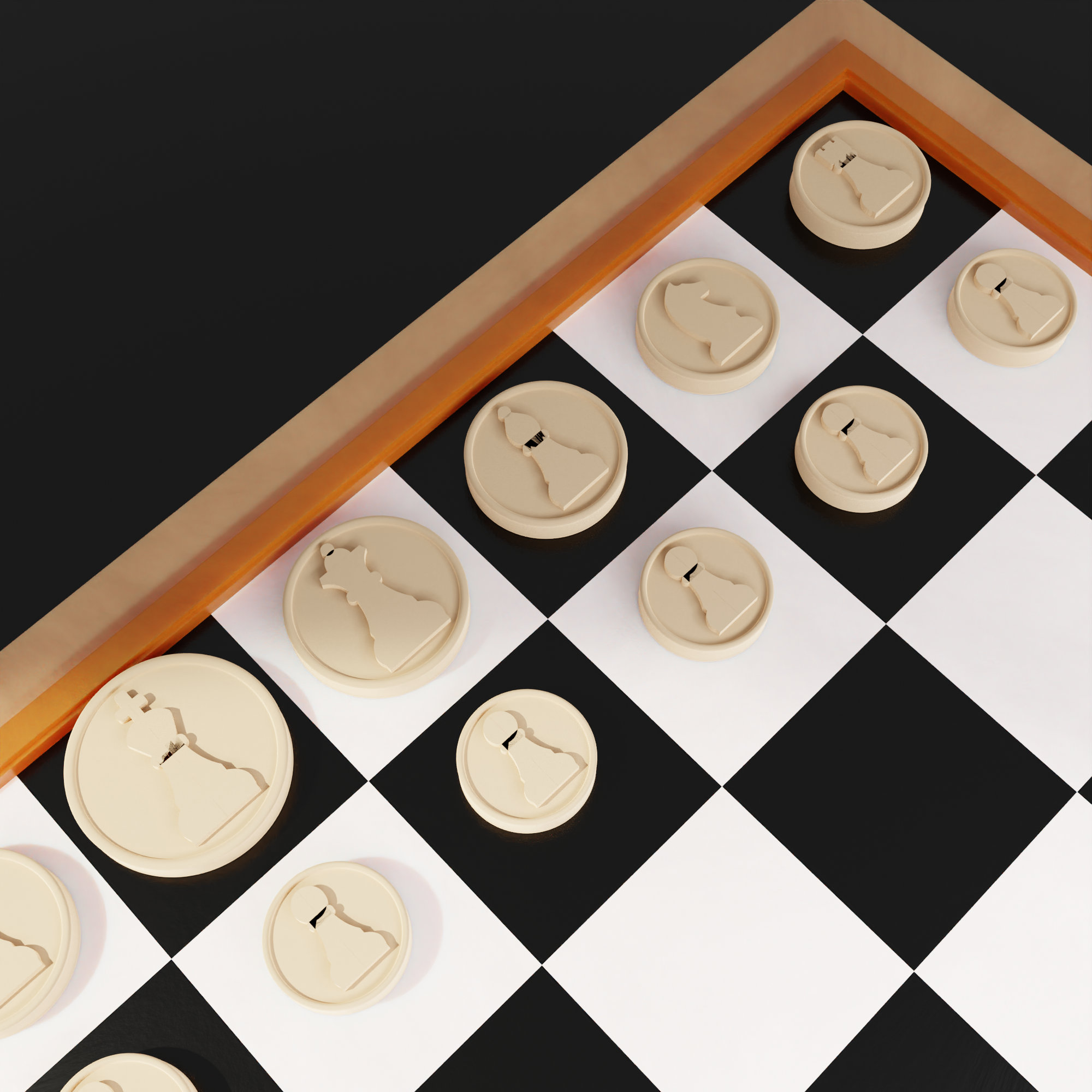 Chess Set 3d Print File Stl Chess Set Premium Chess Set Chess Set