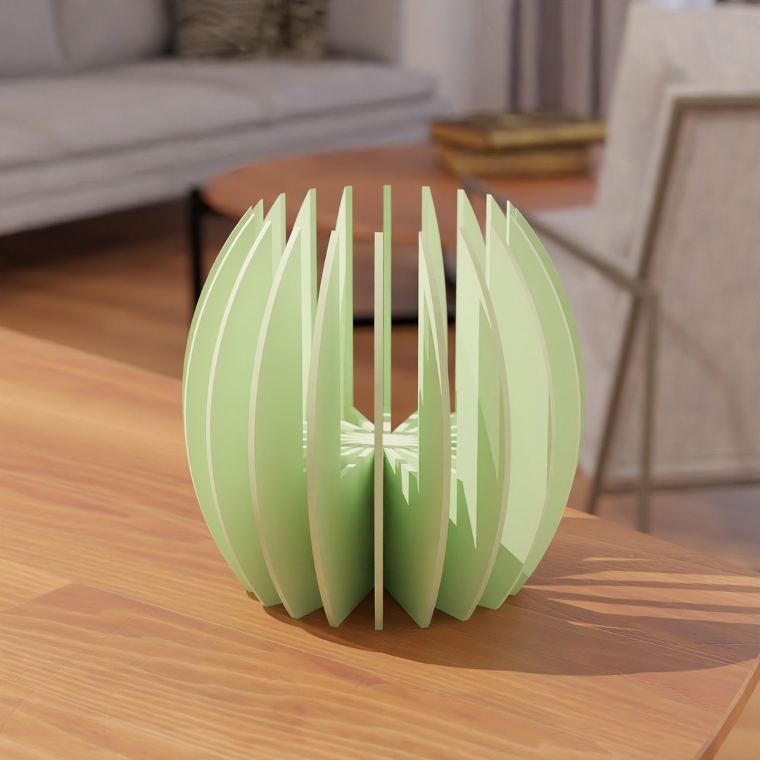 Candle Holder 3D Print STL File for 3D Printers | TABLE DECORATION 3d ...