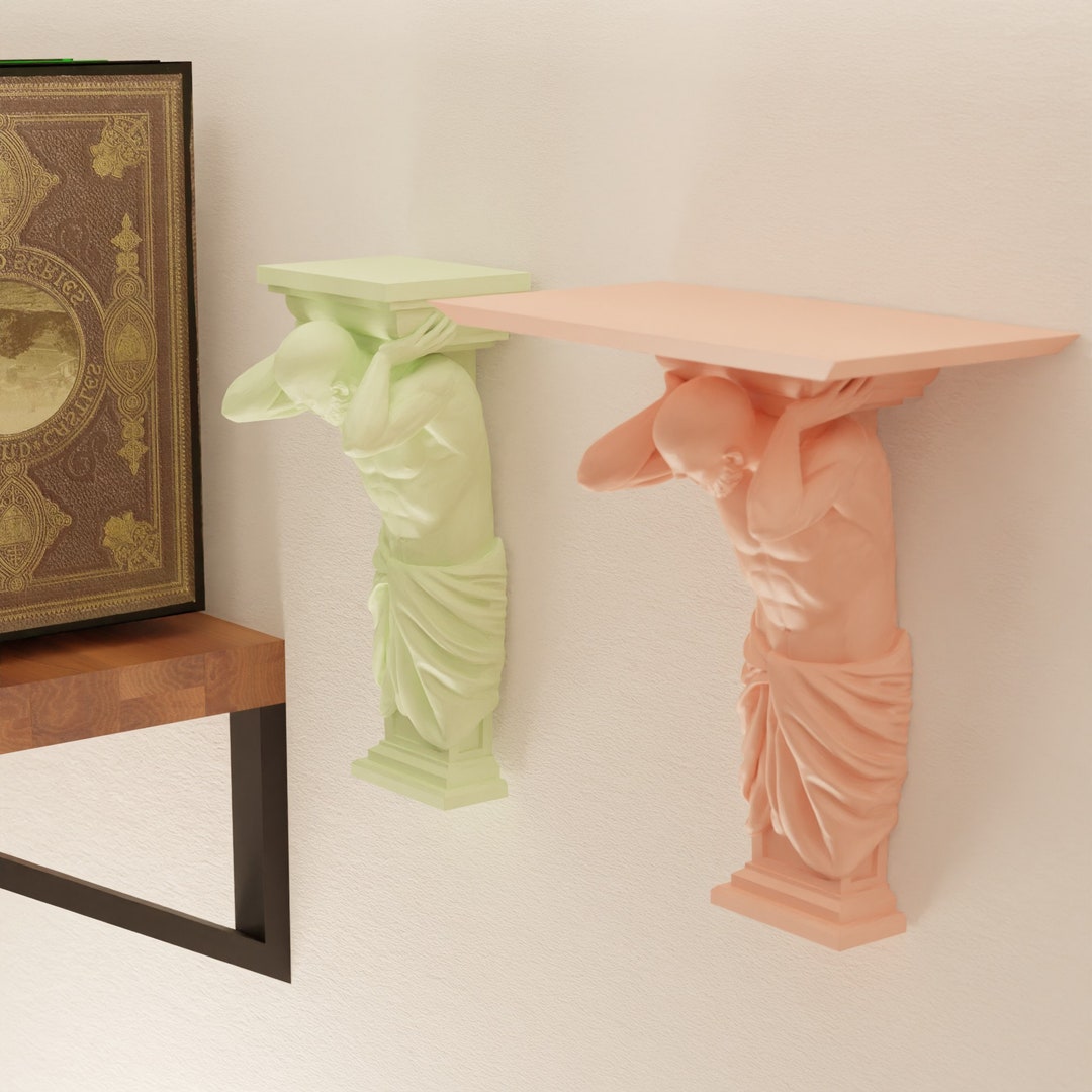 Atlas Column Support 3D PICTURE MODEL - Wall Art- Wall Decoration ...