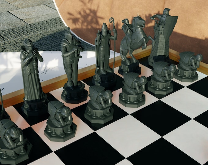 Modular Chess Board - STL Files to Print in 3D - Etsy Canada