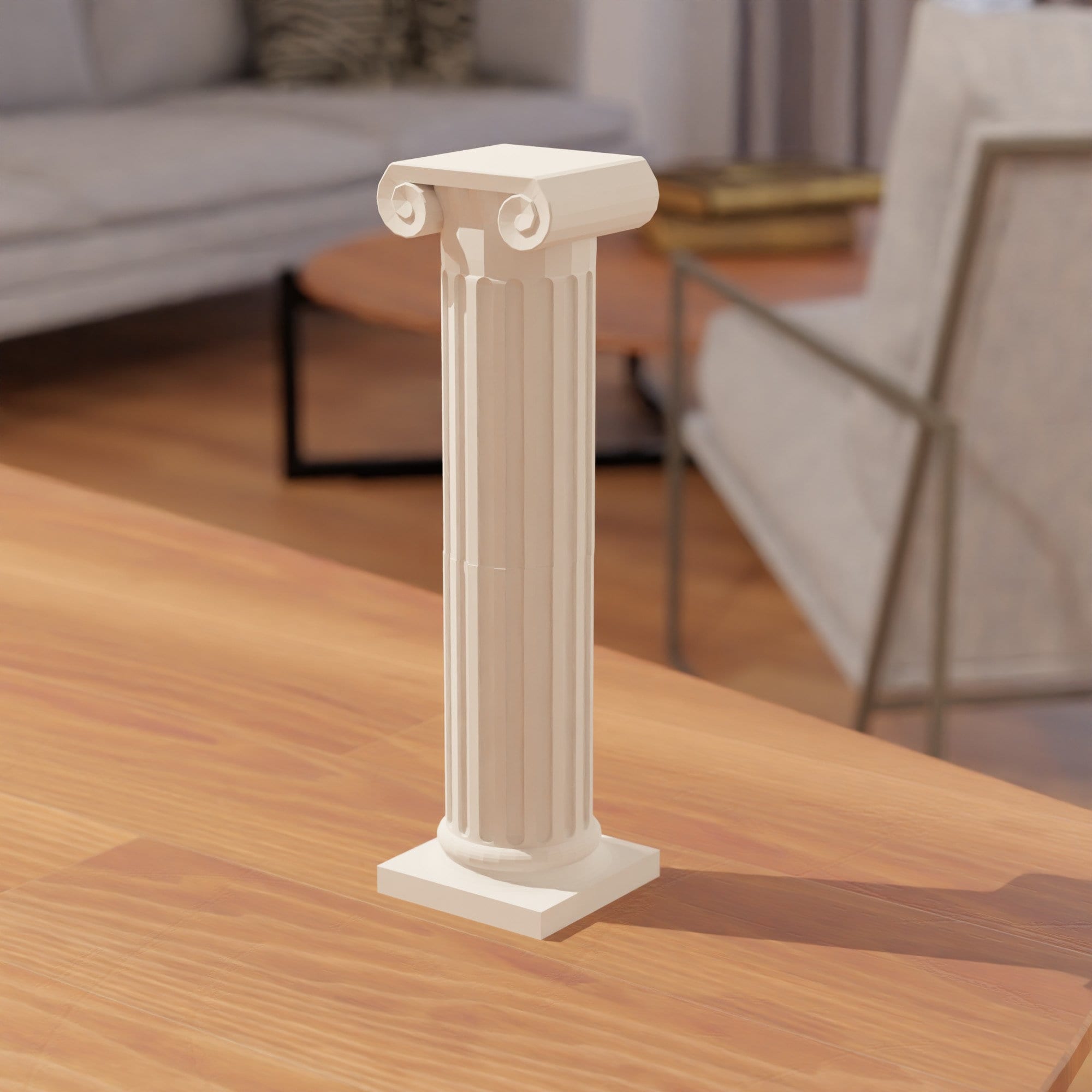 Greek Column Candle Holder 3D Print STL File for 3D Printers TABLE ...