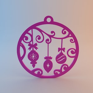 3D Christmas for Tree Christmas Ornament | Christmas STL| 3D Printed ...