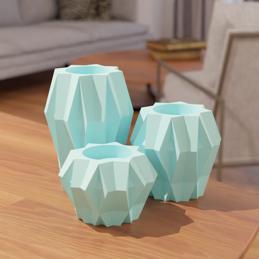 Candle Holder STL Files for 3D Printing | 3D Home Decor | 3d Printed ...