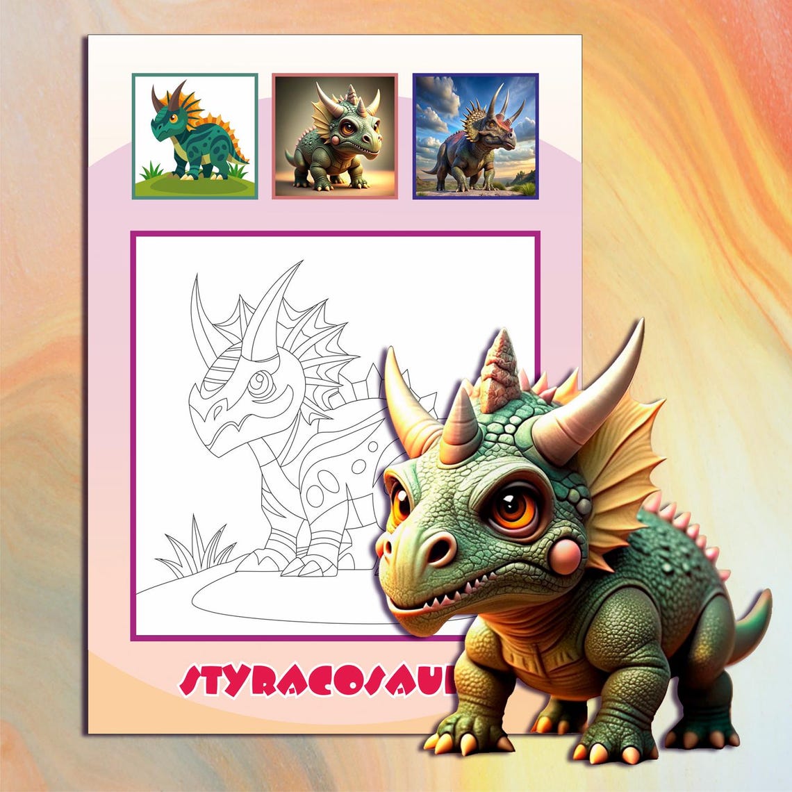 Dinosaur Coloring Pages. Let's Color Ancient Lizards and Learn a Lot ...