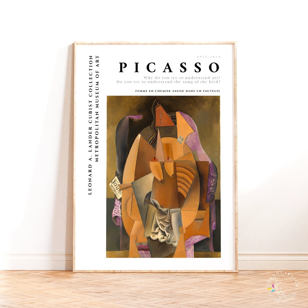 Pablo Picasso, Woman in Armchair eva, Femme En Chemise Assise Dans Un ...