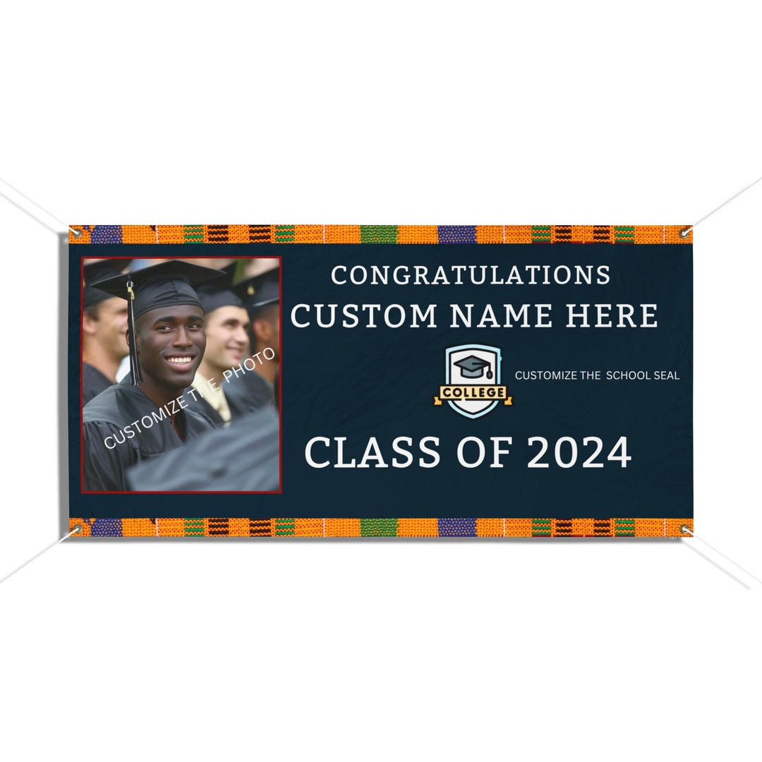 HBCU College Graduation Celebration Custom Banner Graduation Party - Etsy