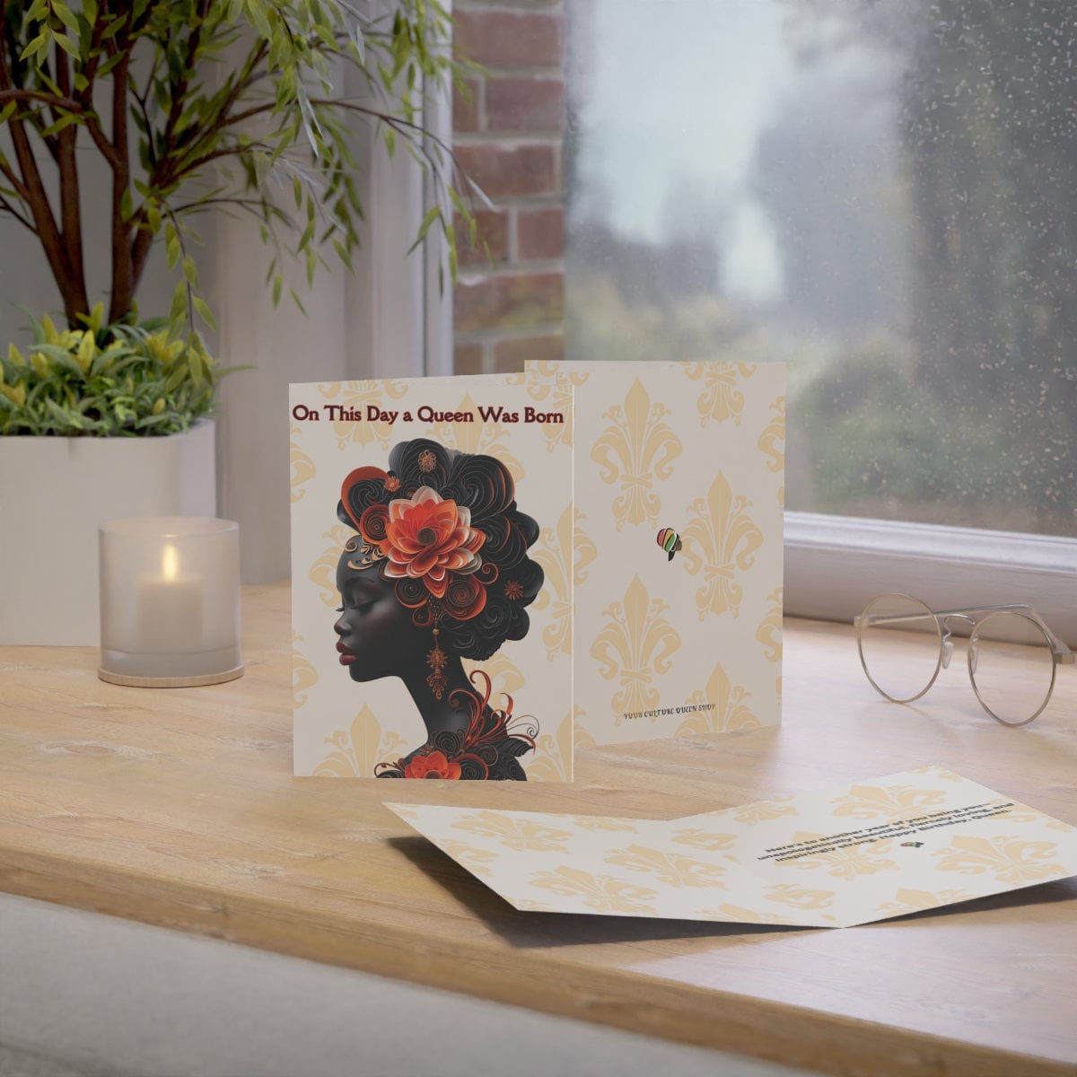 Queen Birthday Cards Sisterhood Born Day Greeting Cards (1, 10, 30, and ...