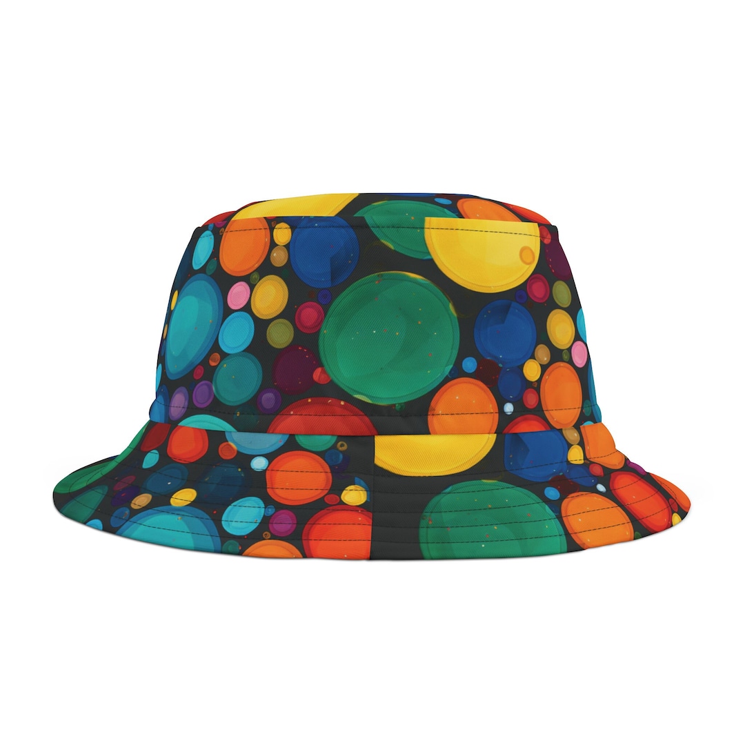 Poppin' Bubbles Bucket Hat - Colorful Summer Spring Winter Fall - Etsy
