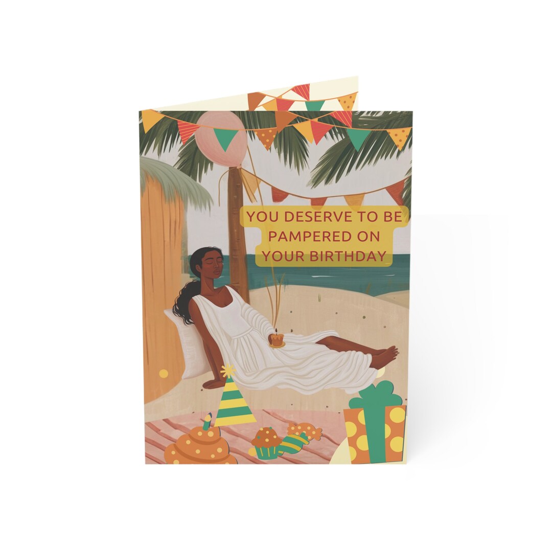 Spa Wellness Self-care Birthday Self-love Greeting Card (1, 10, 30, and ...