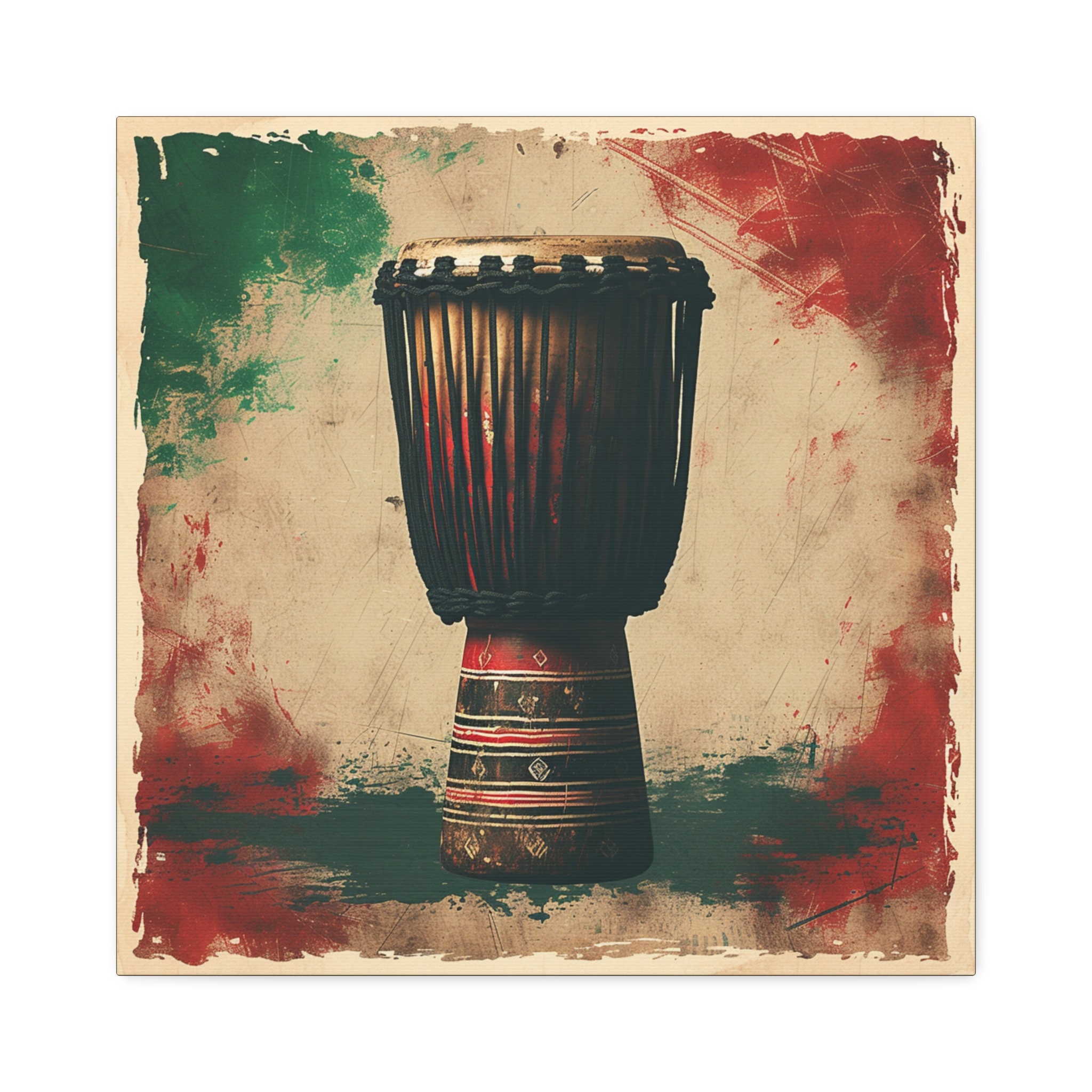 African Drum Black Legacy Music Message African American Culture Wall ...