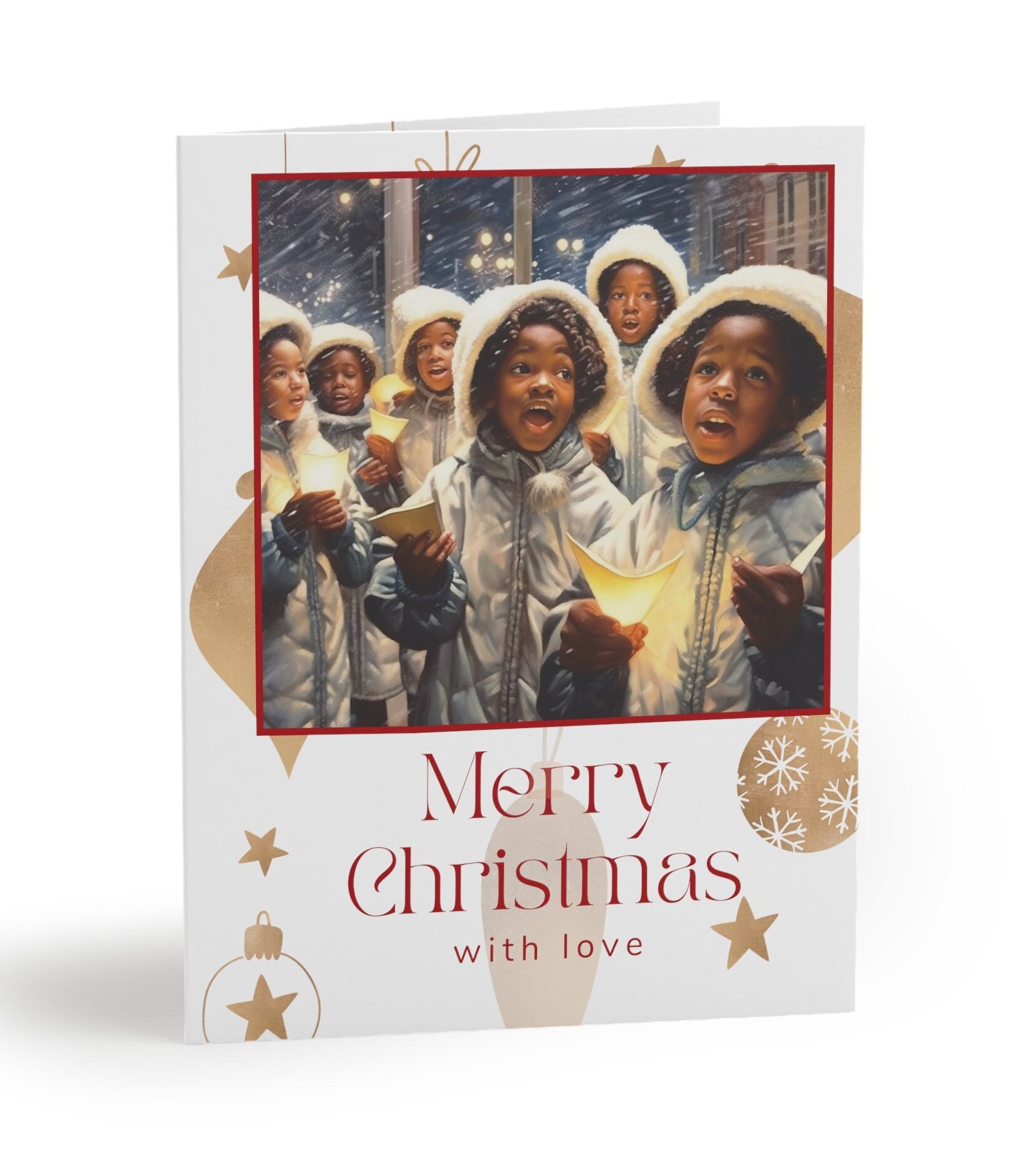 African American Christmas Cards for Holiday Kwanzaa Greeting Cards ...