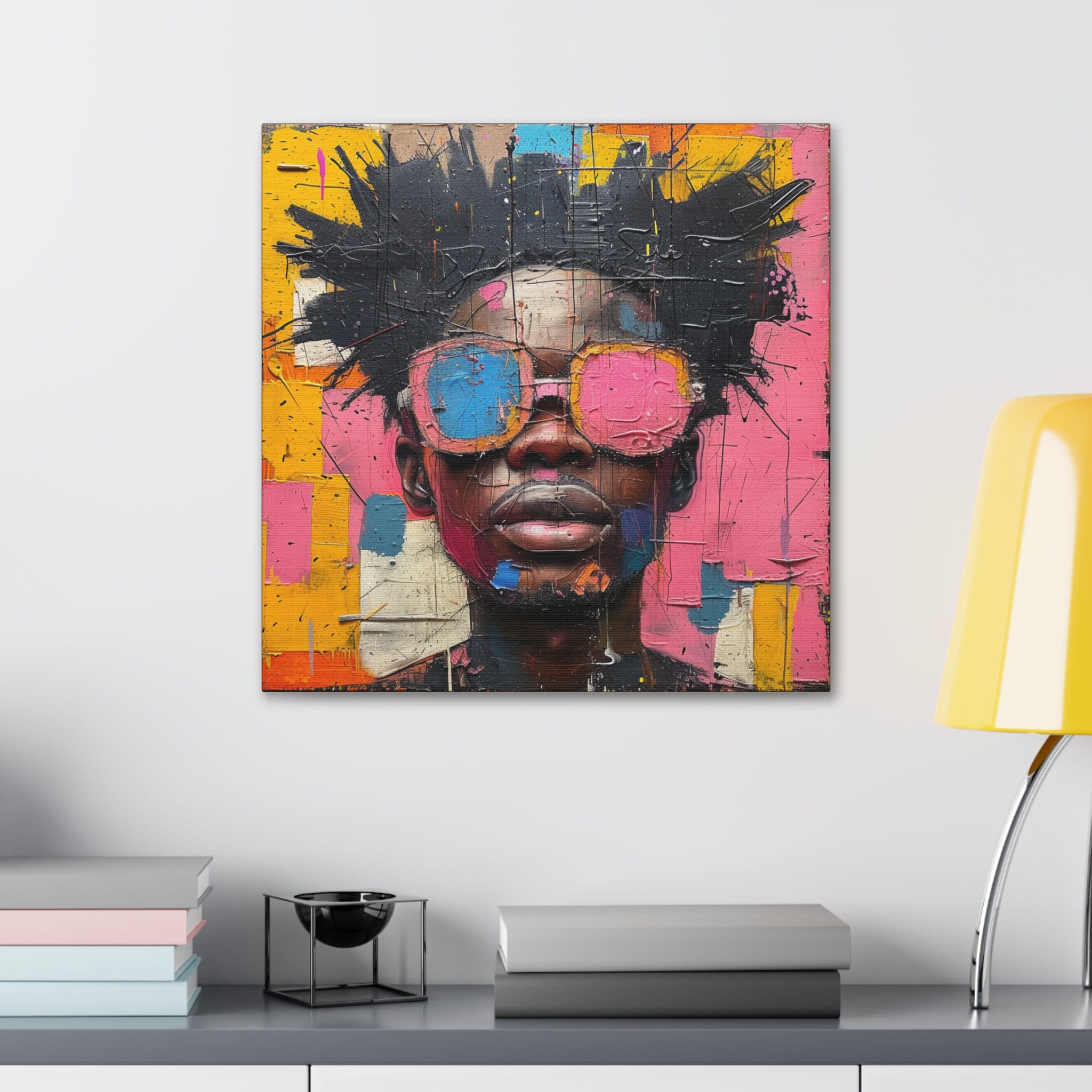 African American Contemporary Pop Culture Wall Art Colorful Black ...