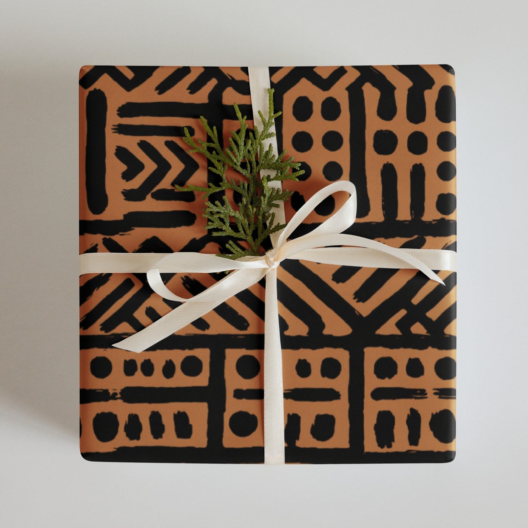 African Print Wrapping Paper Sheets, Urban Style Gift Wrap (set of 3 ...