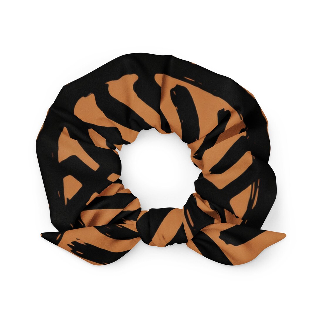 Mudcloth Style African Print Pattern Scrunchie - Etsy