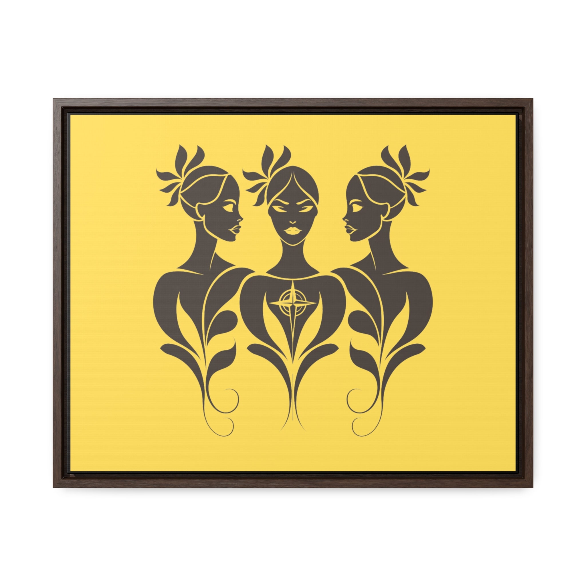 Black Culture African Symbolic Tribal Imagery Girlfriends on Canvas ...