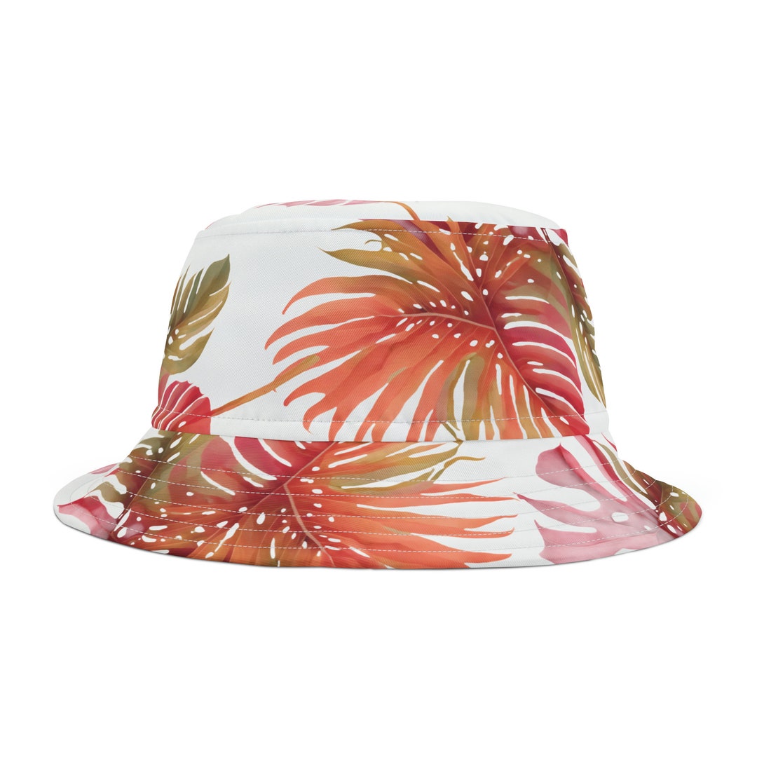 Tropic Shade Bucket Hat - Floral Spring Summer Fall - Etsy
