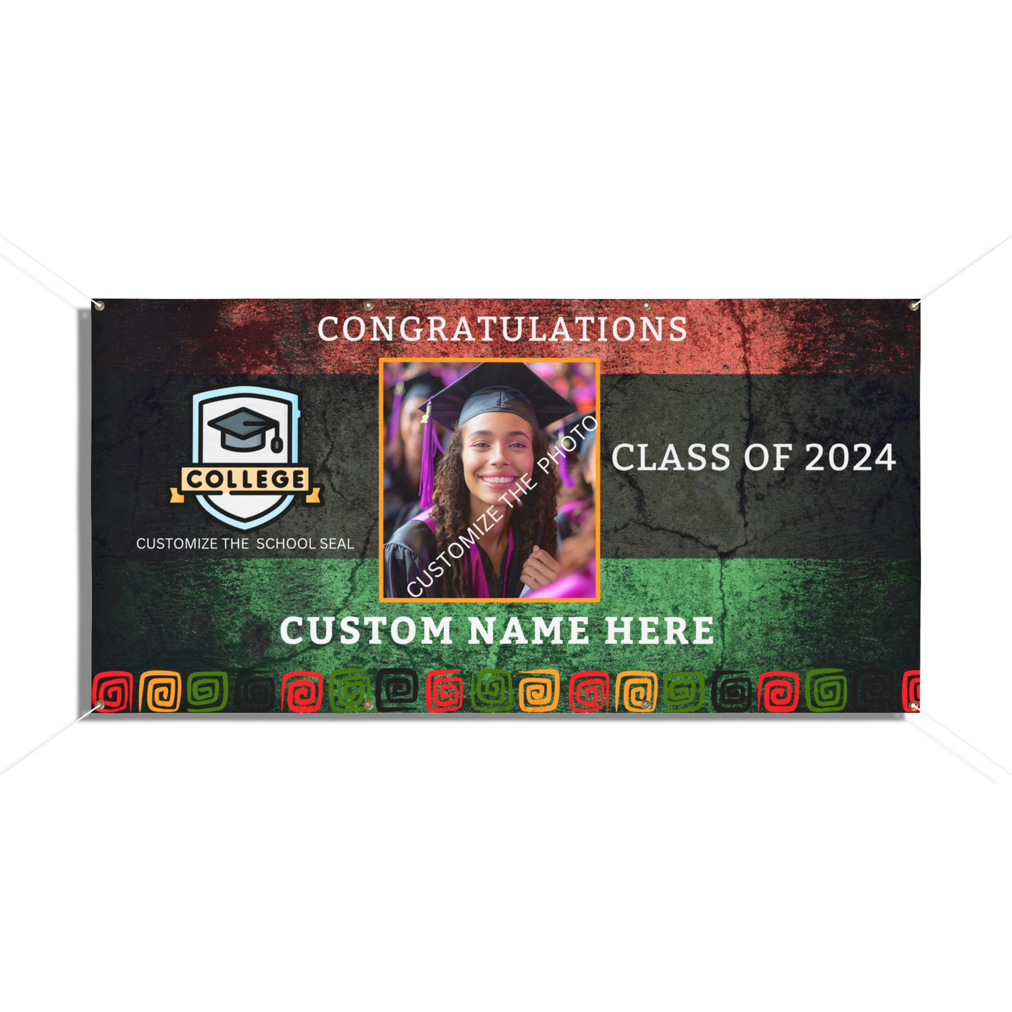 Custom Graduation Banner HBCU Pride College Graduation Party Gift ...