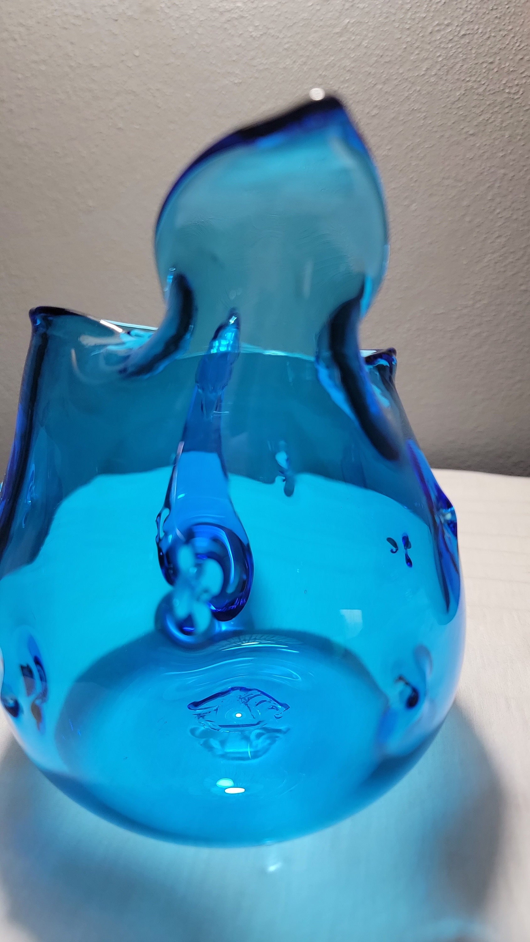 Vintage Bischoff Pinched Pitcher - Etsy