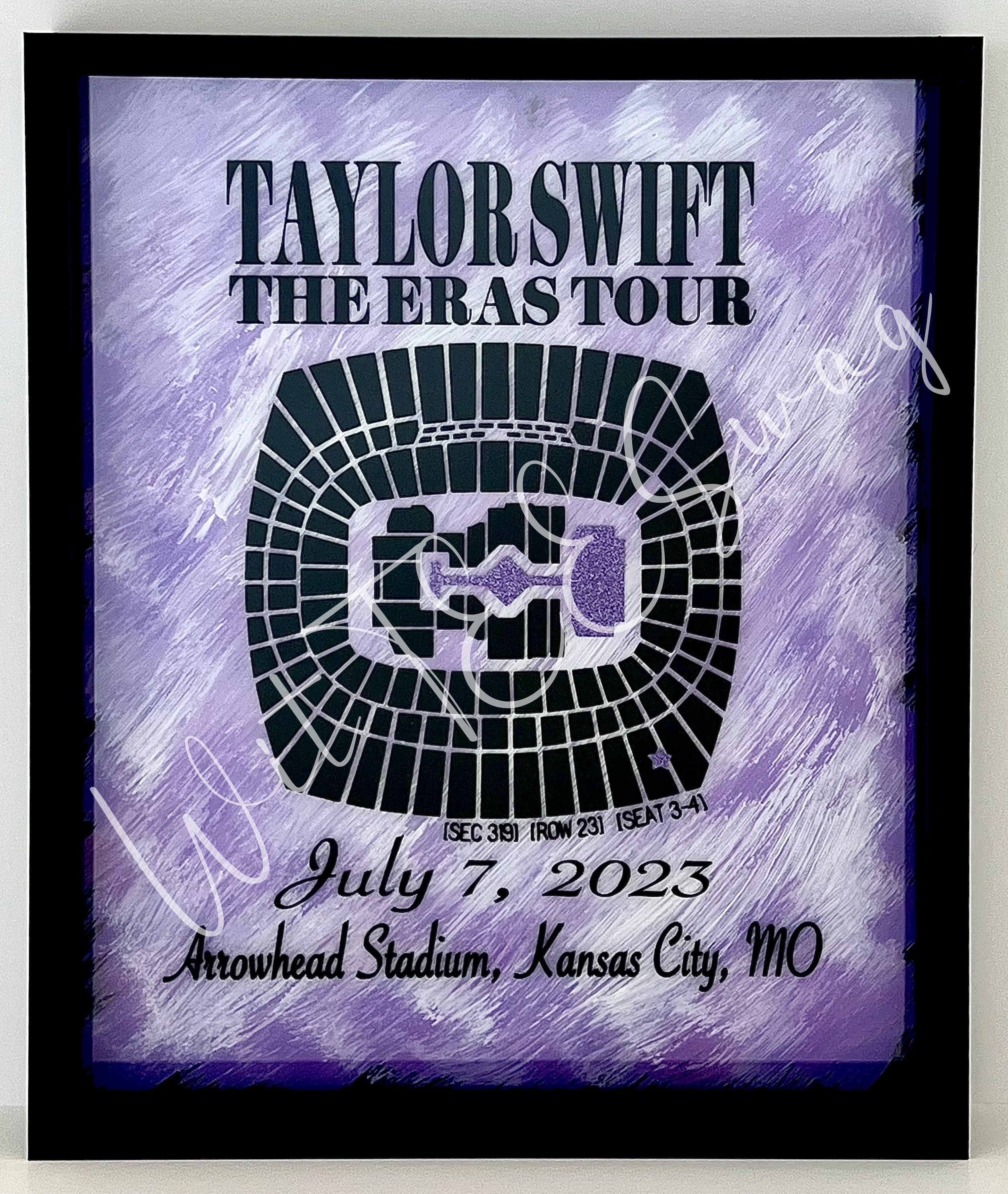 Personalized ERAS Tourtaylor Swift Frame - Etsy