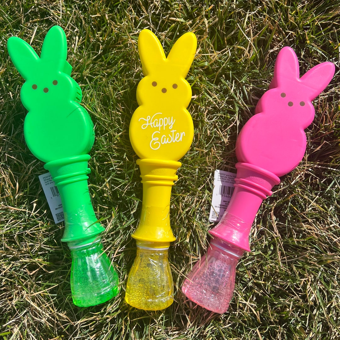 Personalized PEEPS Light up LED Bubble Wand - Easter Basket Toy - Etsy
