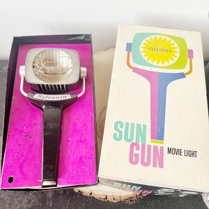 Vintage 1970s Sylvania Sun Gun Movie Light in Original Box - Etsy