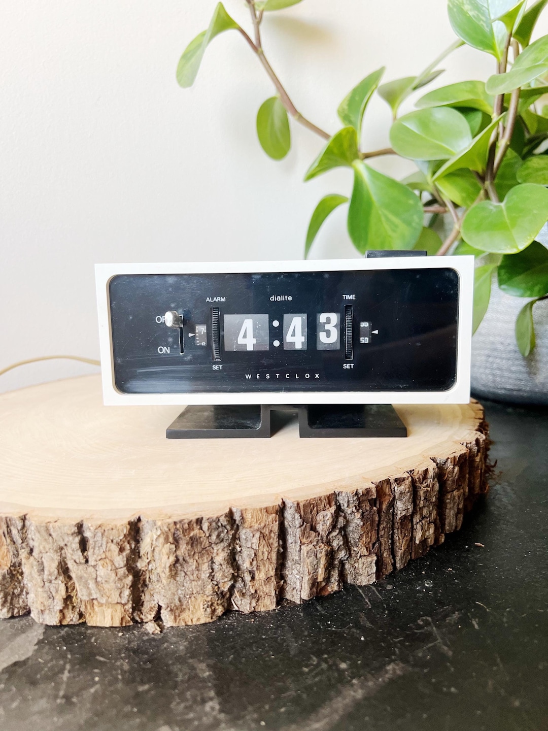 Vintage Westclox Electric Alarm Clock - Mid Century Modern Style ...