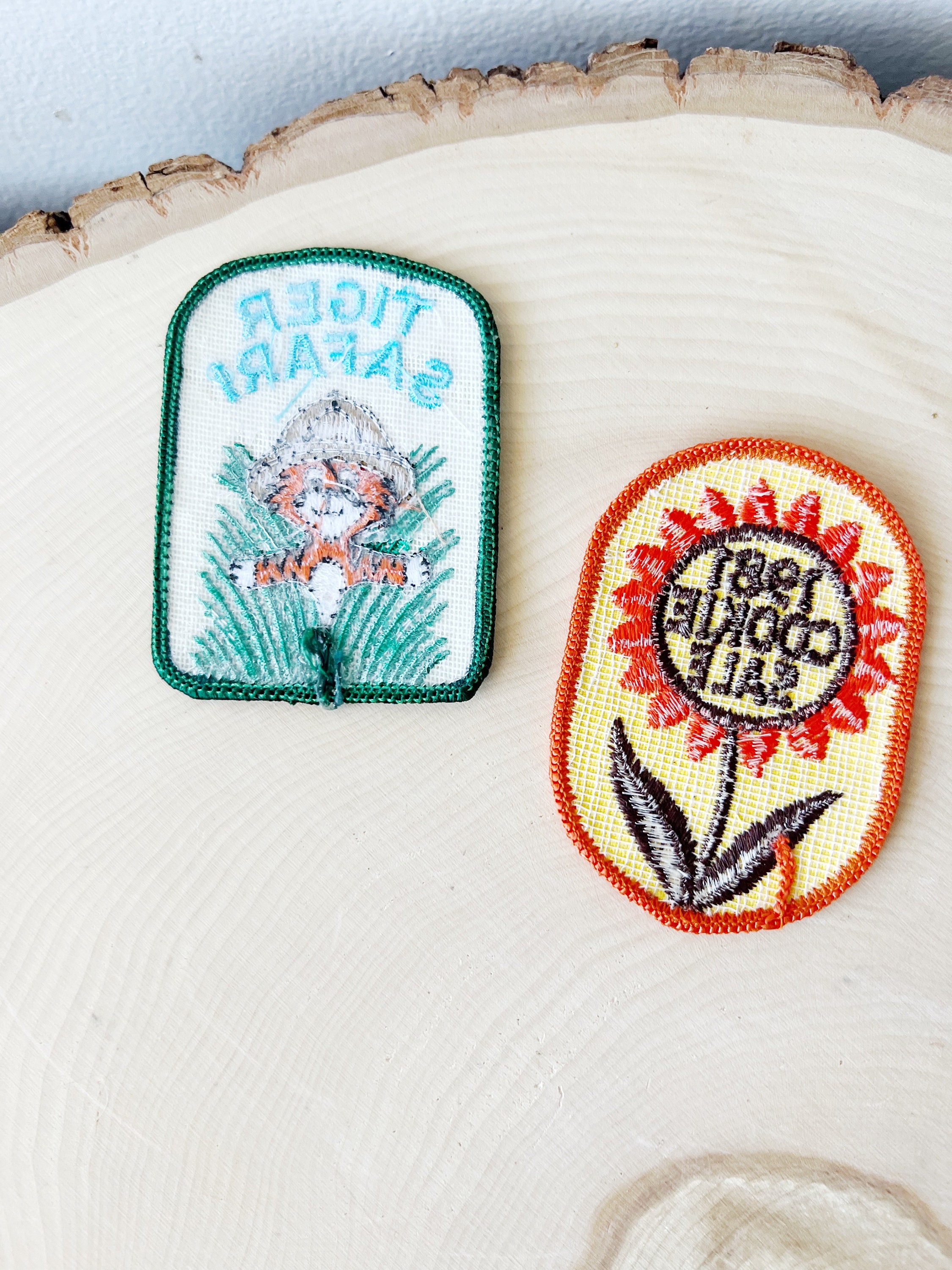 Vintage Girl and Boy Scouts Patches Cookie Sale Patch, Tiger Safari ...