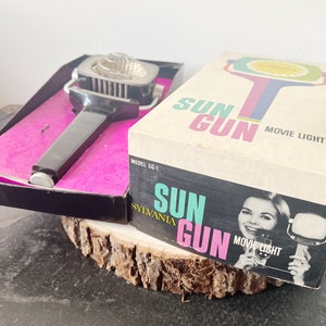 Vintage 1970s Sylvania Sun Gun Movie Light in Original Box - Etsy