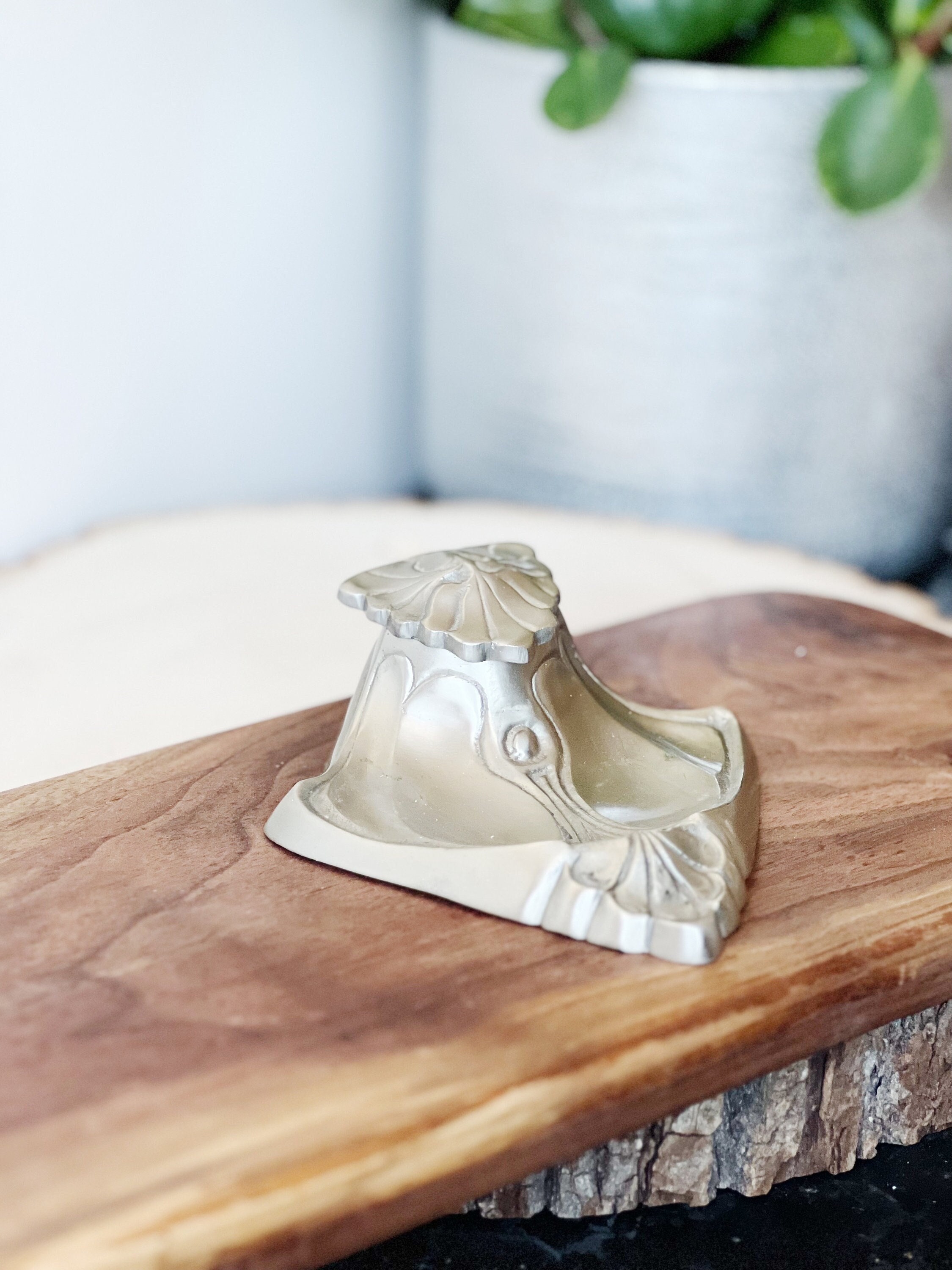 Antique Silver Inkwell Office Decor Victorian Library - Etsy