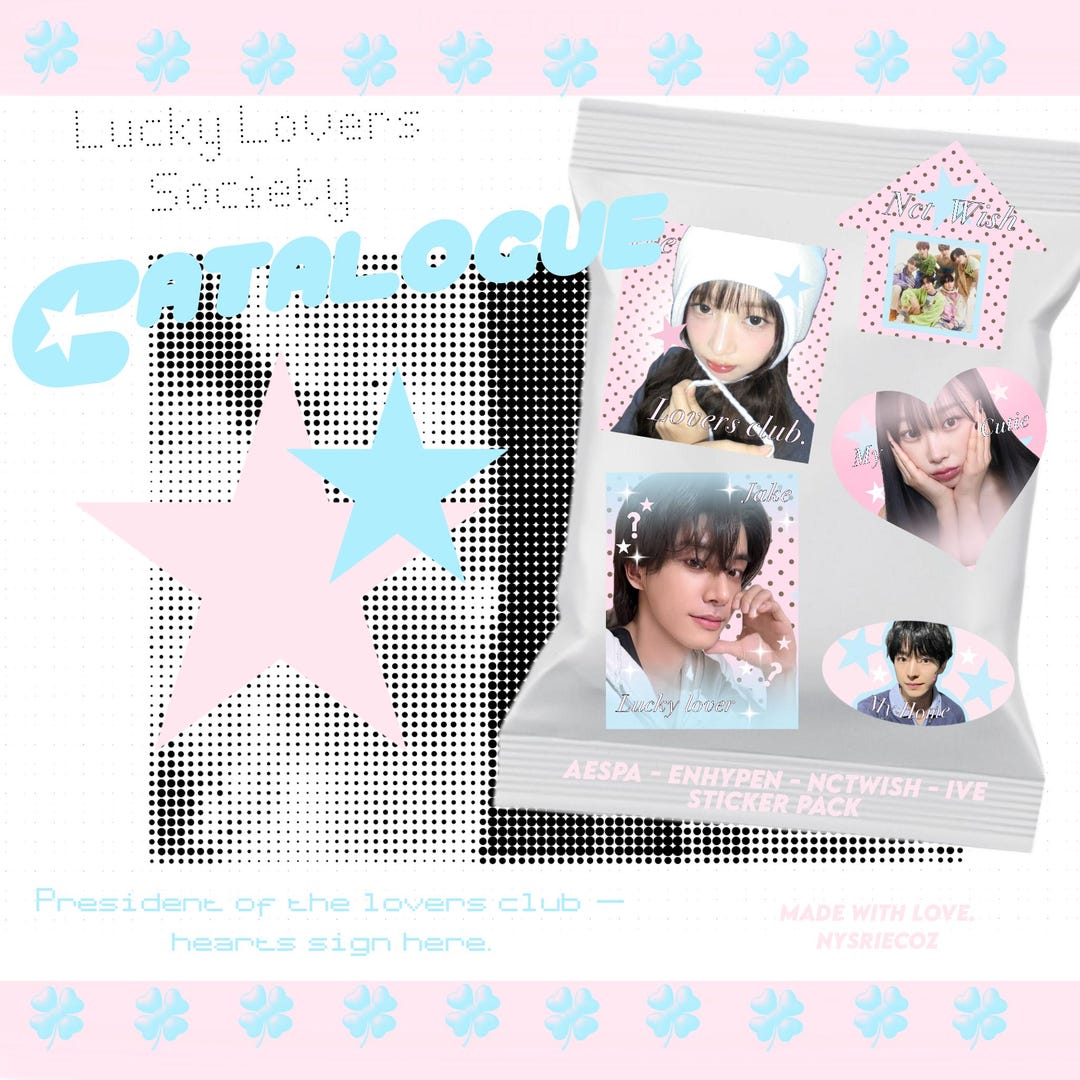 Kpop Sticker Pack — Kpop Stickers — Waterproof Stickers — Pink Kpop ...