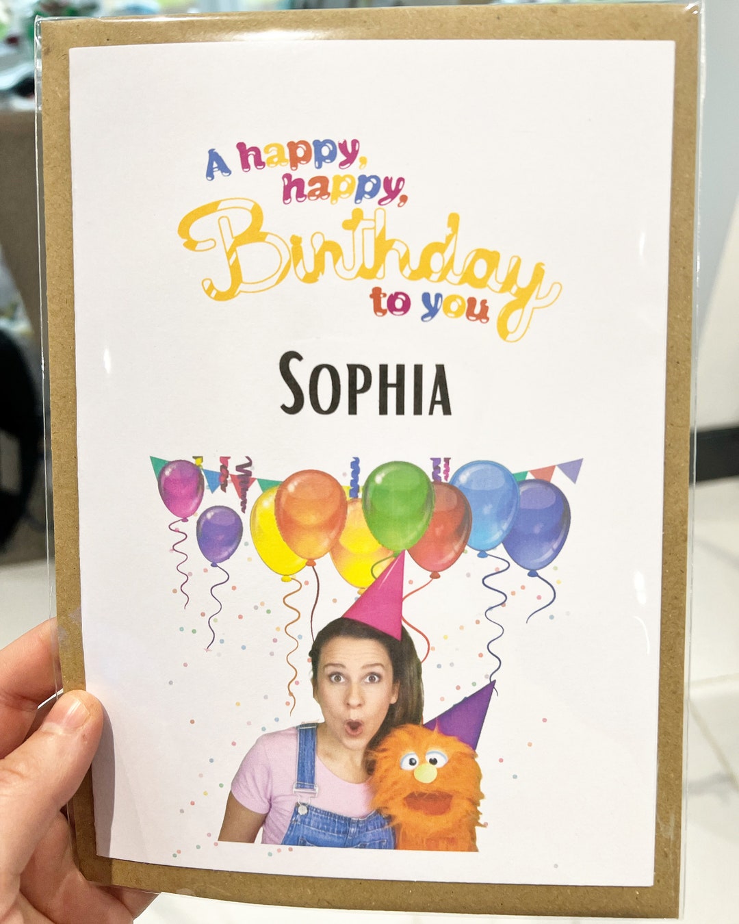 Ms Rachel Personalised Birthday Card Any Name - Etsy