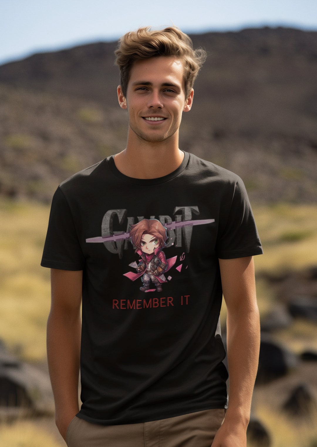 Chibi Gambit Tshirt, X-men 97 T-shirt, Marvel Tshirt, Xmen Tee, Shirt ...