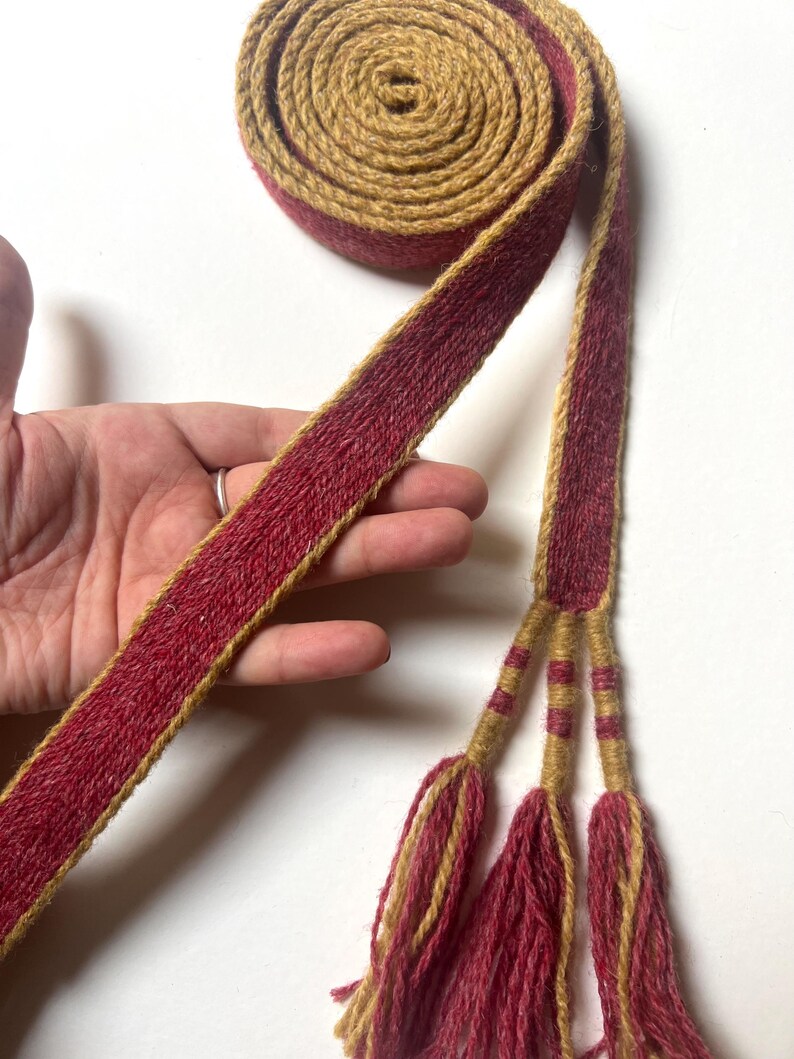 ANTIQUITY WOOLEN BELT / Roman Period Tablet Woven Belt, Fine Wool ...