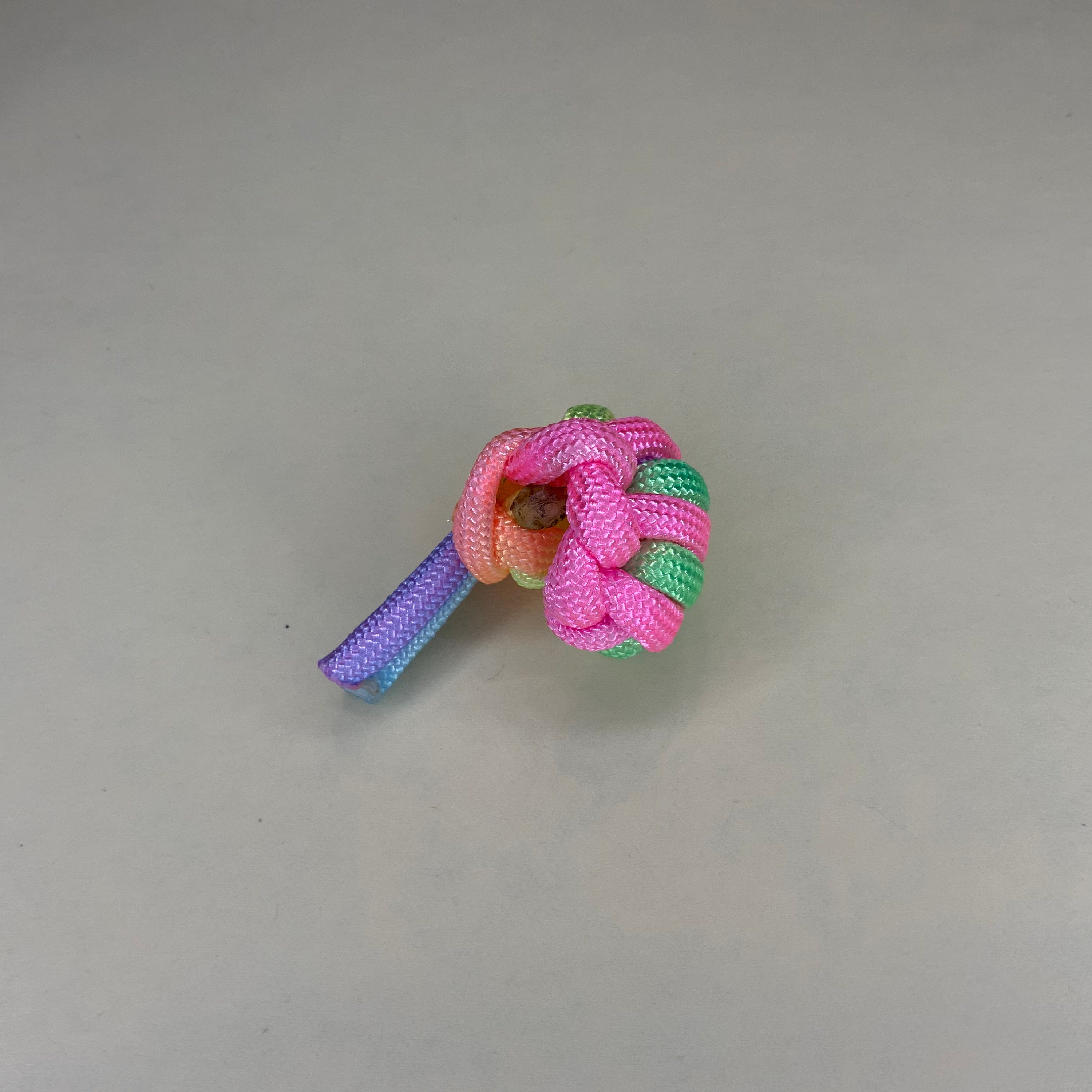 Paracord knot-a-pod Rollypoly Isopod Bug Handmade Rainbow Neon Pastel ...
