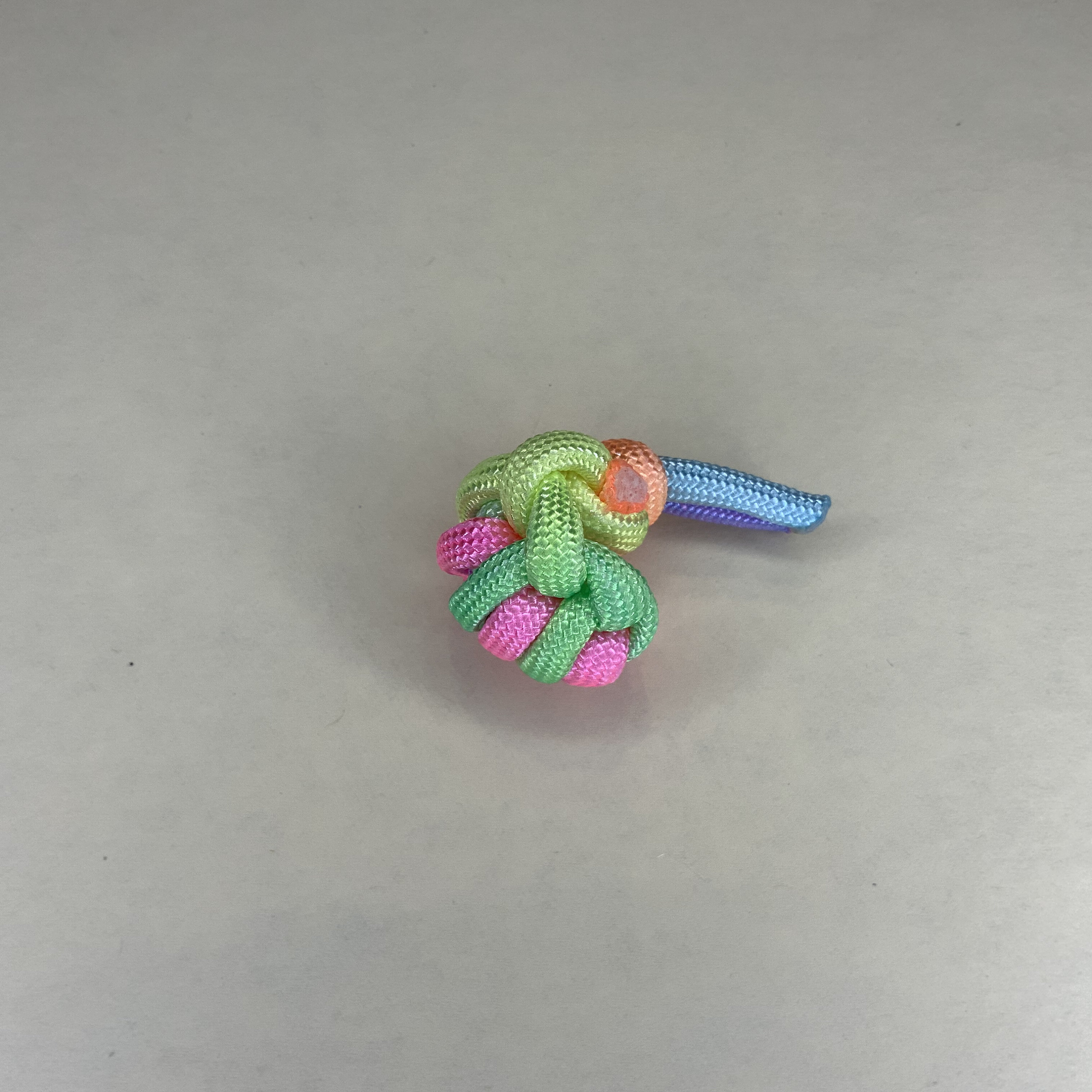 Paracord knot-a-pod Rollypoly Isopod Bug Handmade Rainbow Neon Pastel ...